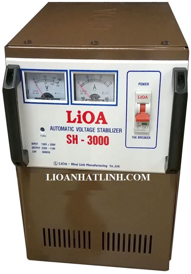 ỔN ÁP LIOA 3KVA-LIOA 3KW-LIOA 3KVA DÙNG GIA ĐÌN PHONG